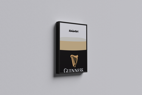 Sláinte! Guinness Poster For Guinness Lovers – FeelGoodTimes